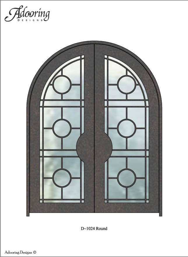 Double Doors Round Top